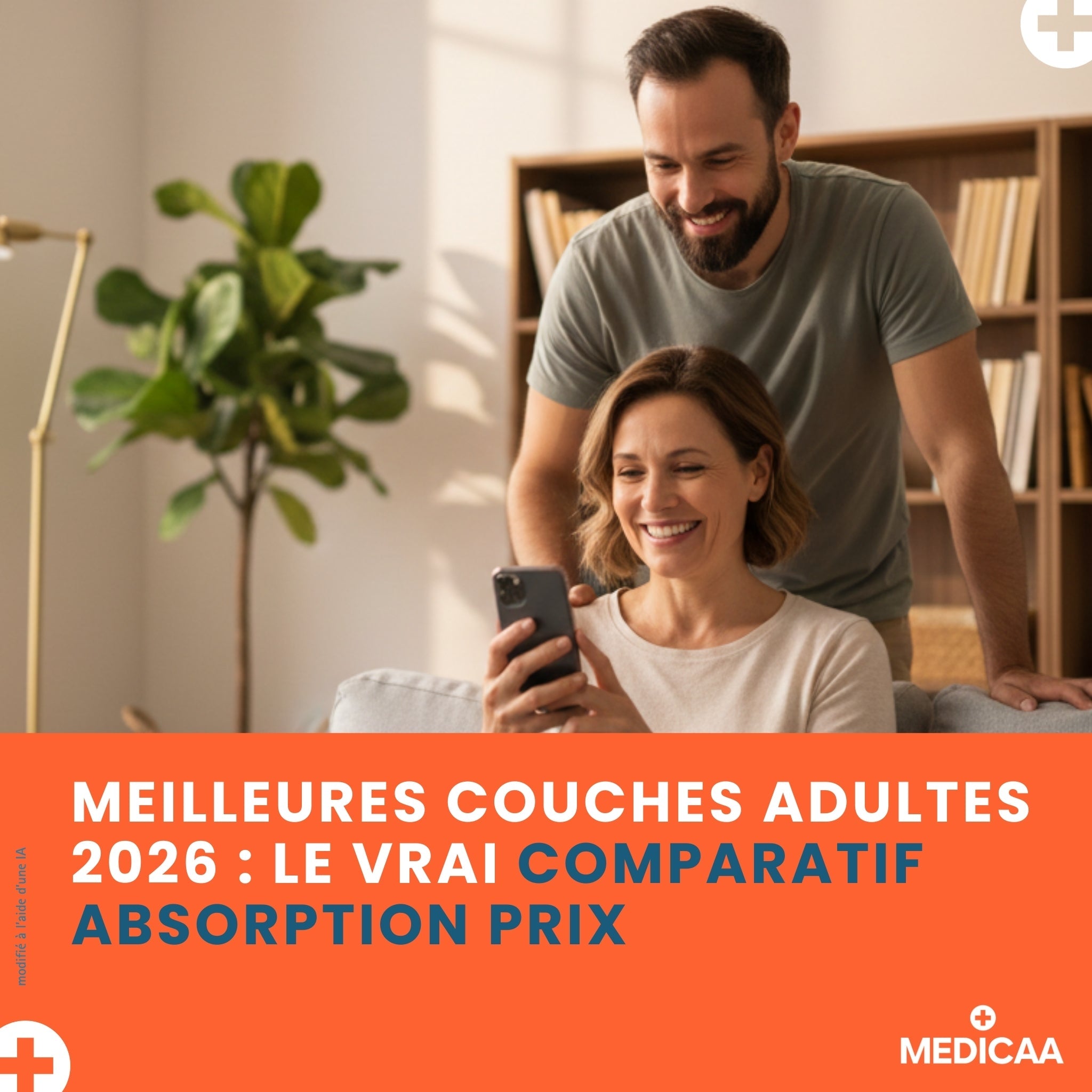 Meilleures couches adultes 2026 : le vrai comparatif absorption – MEDICAA